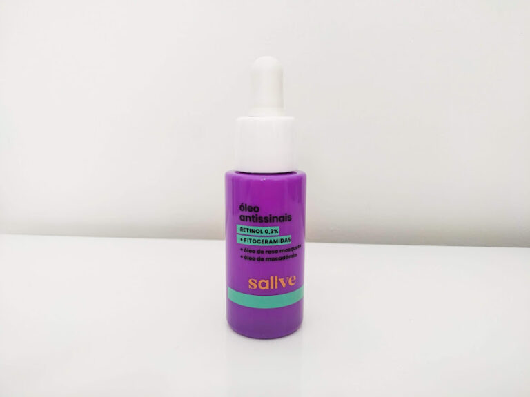 Resenha: Óleo Antissinais com Retinol - Sallve - Guia do Skincare