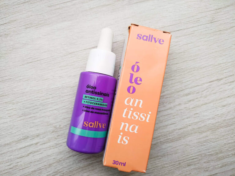 Resenha: Óleo Antissinais com Retinol - Sallve - Guia do Skincare