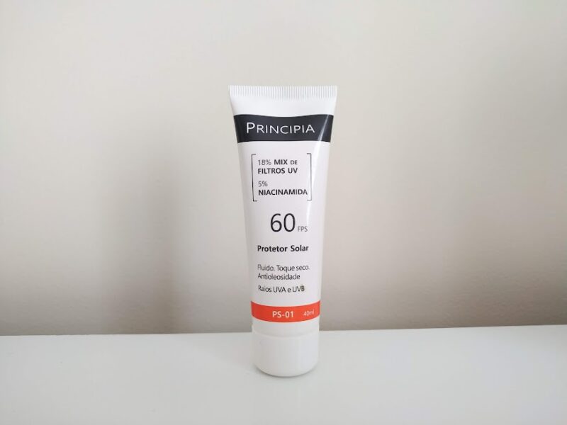 Resenha: Protetor Solar PS-01 FPS 60 - Principia - Guia do Skincare